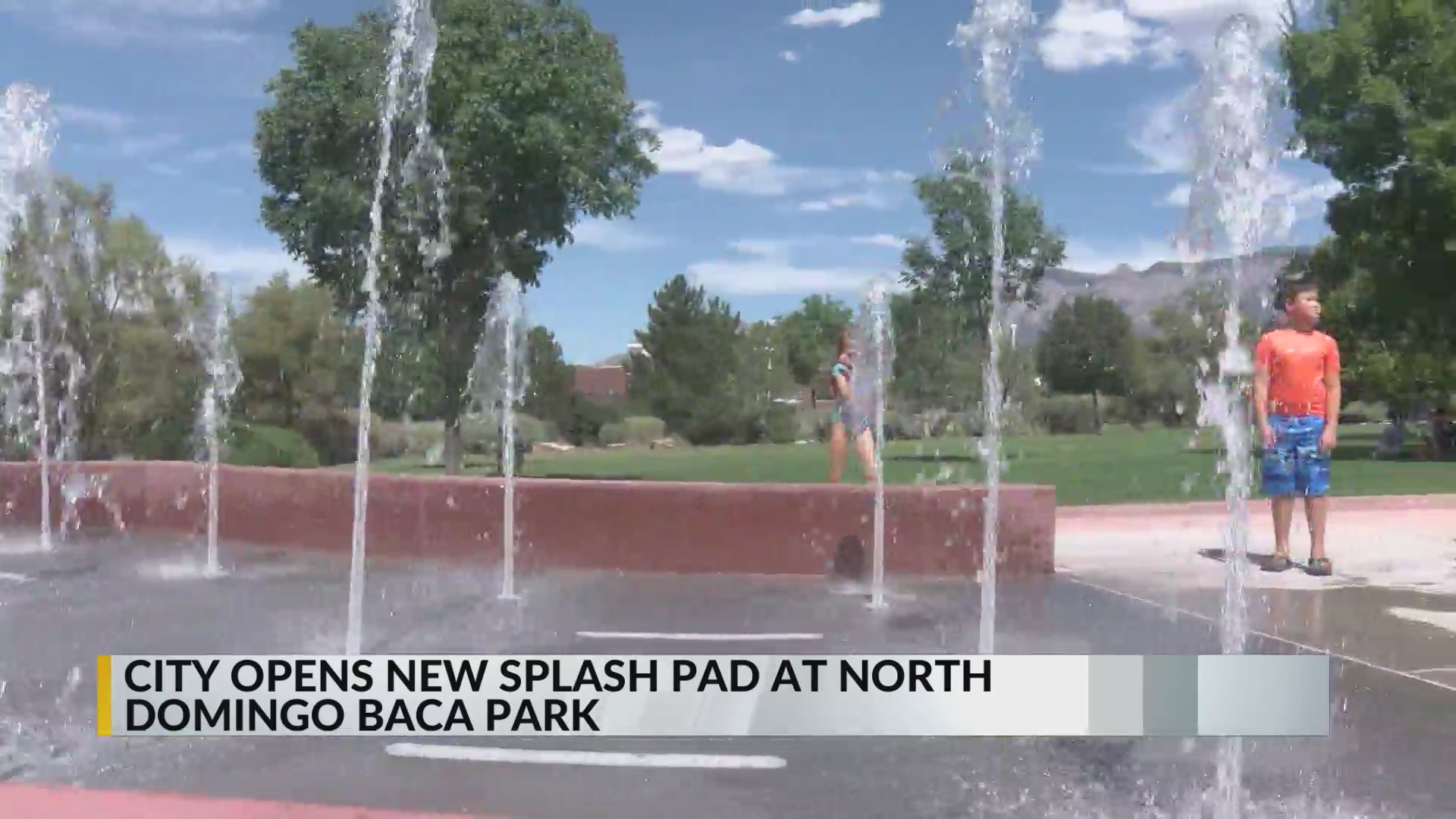 City opens new splash pad at North Domingo Baca Park – KRQE NEWS 13 ...