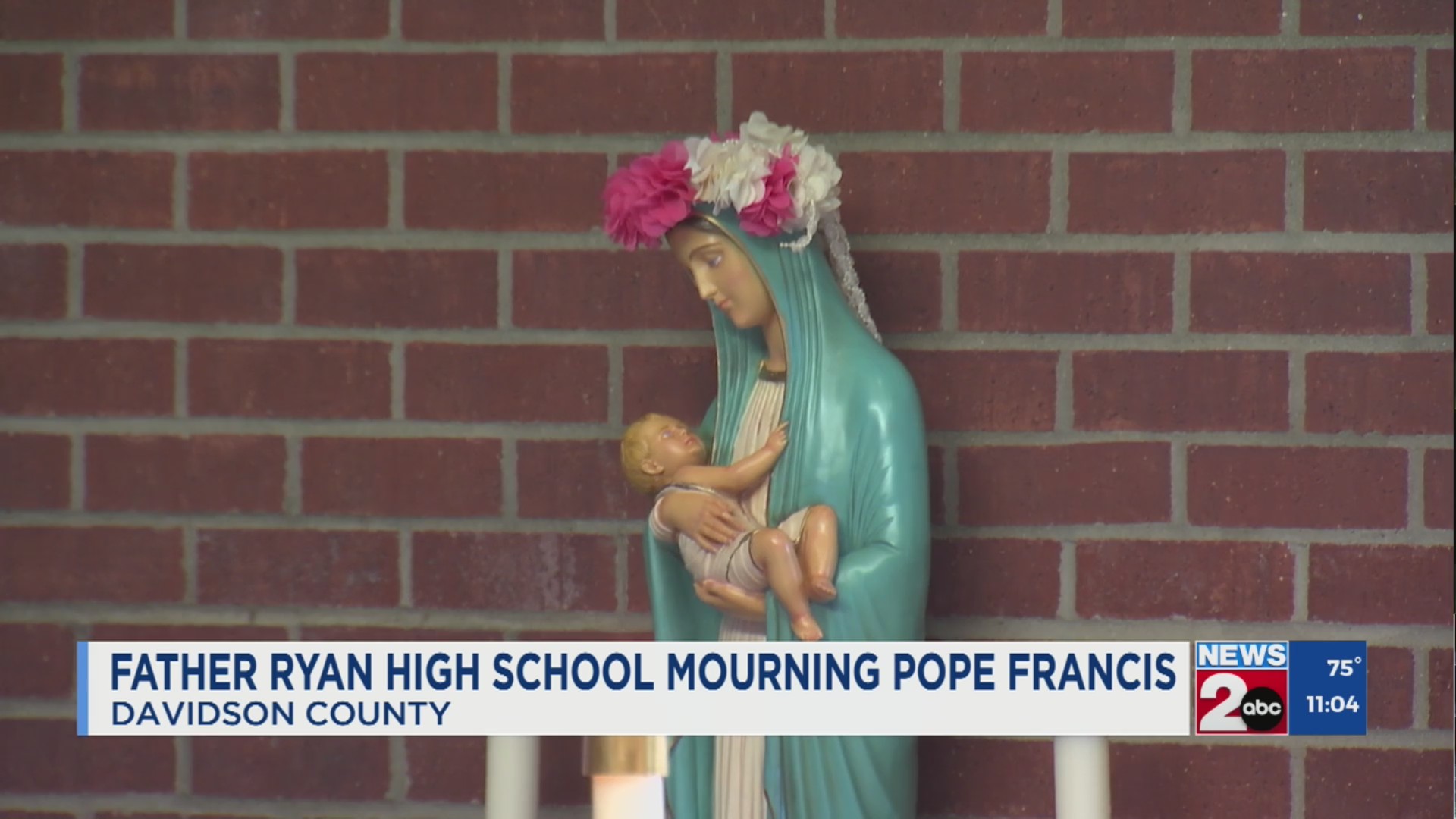 Father Ryan mourning Pope Francis – WKRN News 2