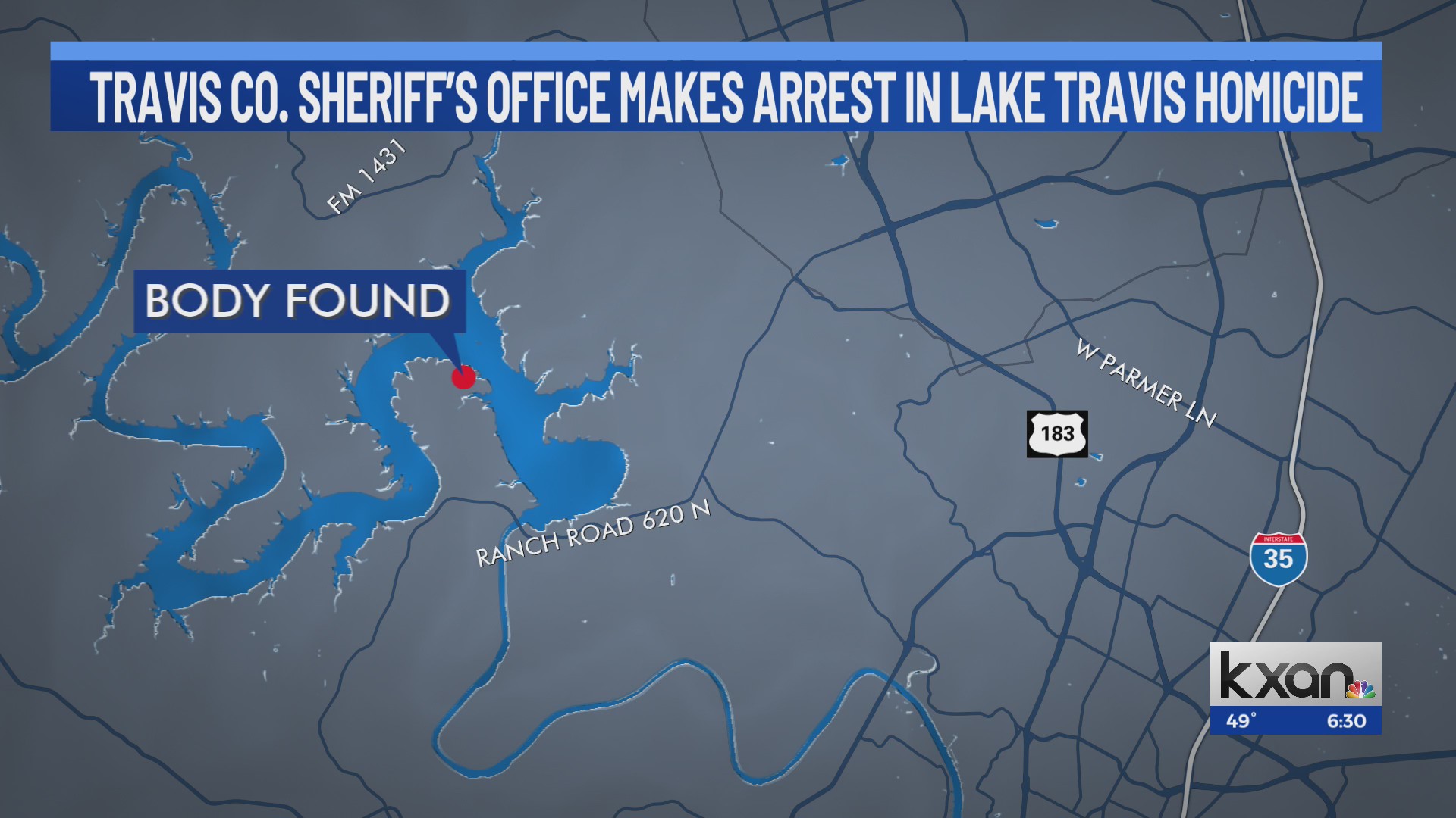 Travis Co. Sheriff’s Office makes arrest in Lake Travis homicide – KXAN ...