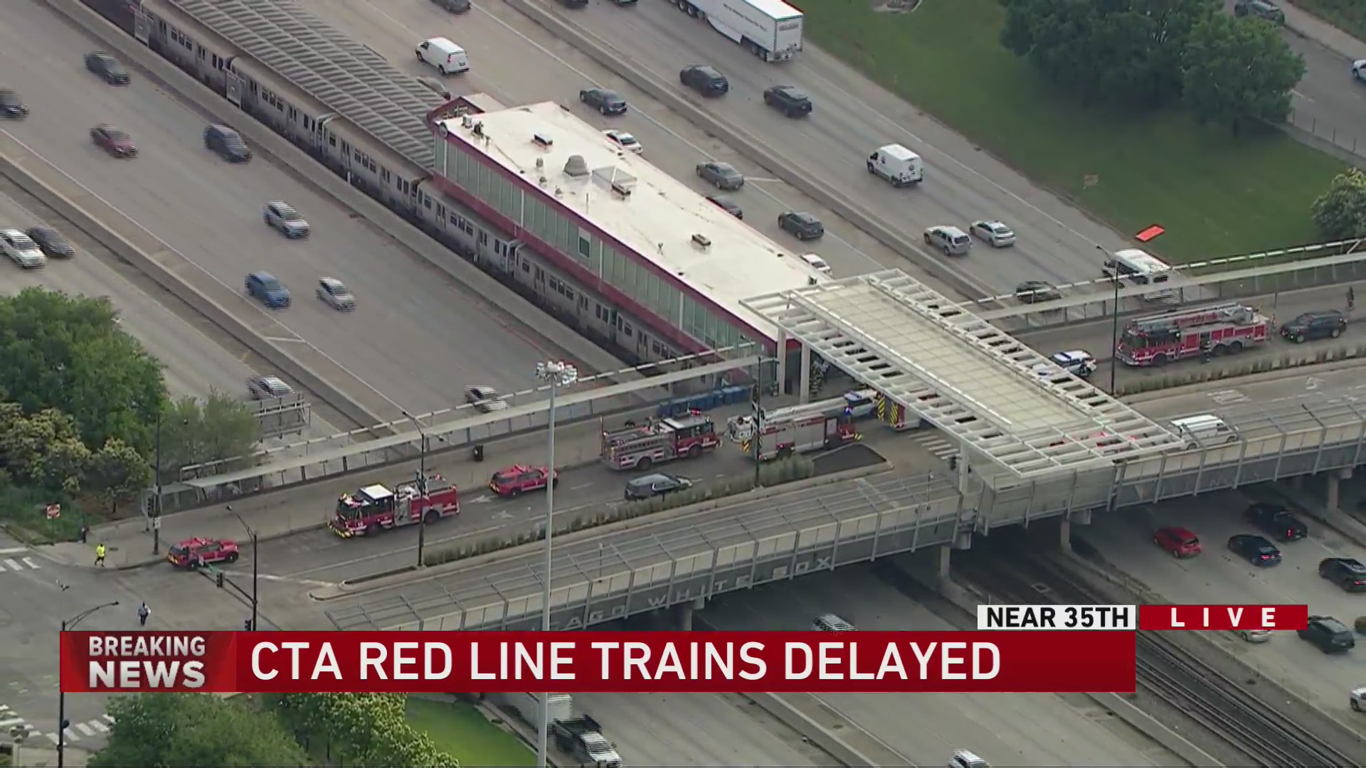 CTA Red Line trains stopped at 35th Street; CTA cites medical emergency ...