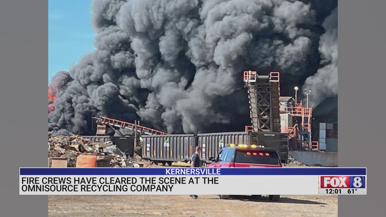 Fire at OmniSource Recycling in Kernersville cleared by officials ...