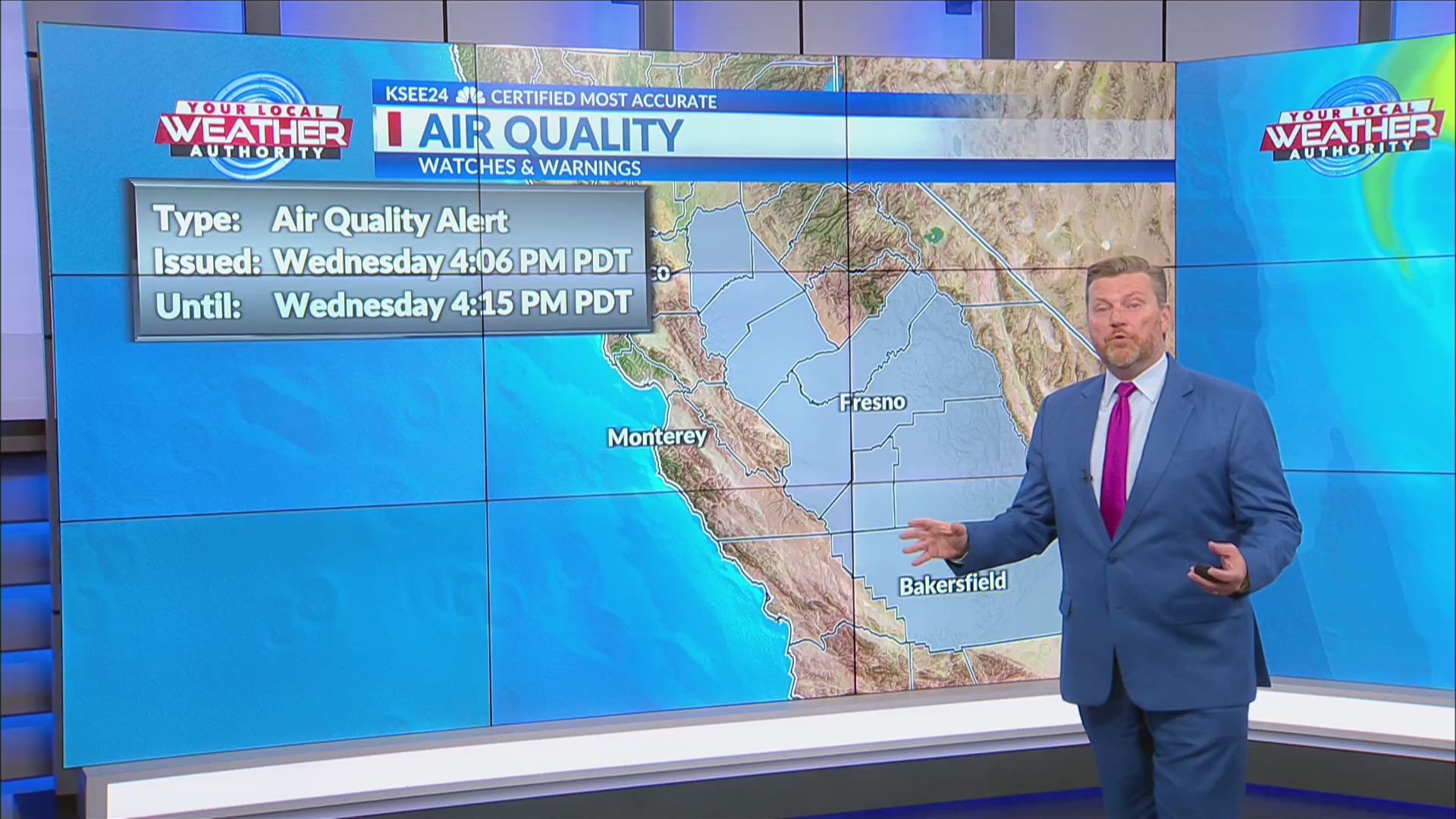 KSEE24 News at 5:00 PM Weather – CBS47 and KSEE24 | News from YourCentralValley.com