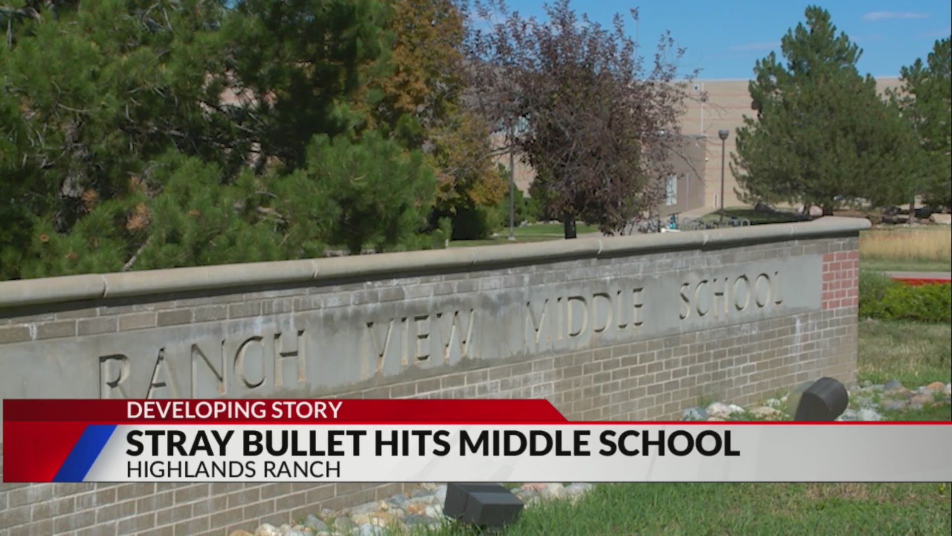 Charges pending after bullet hits Ranch View Middle School Wednesday ...