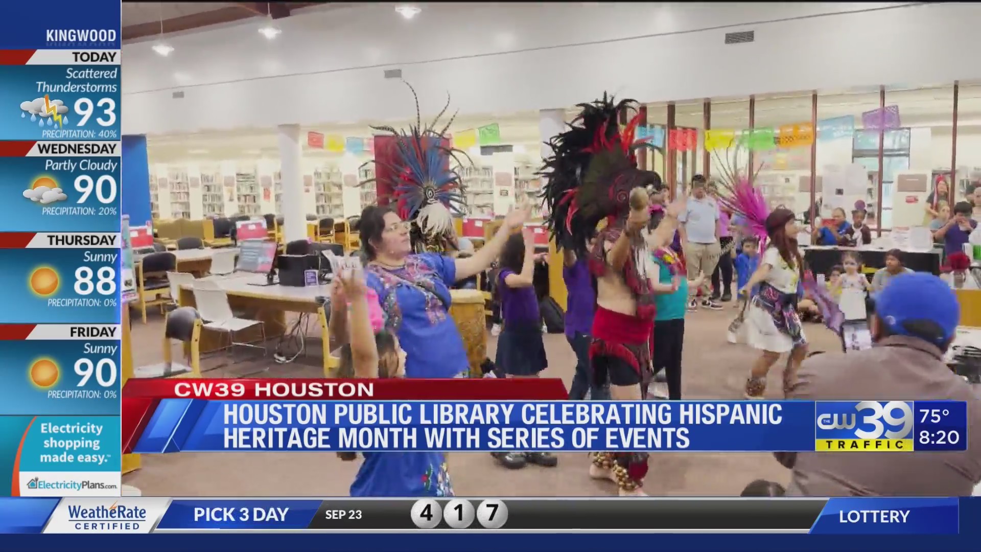 CW39 Houston Public Library celebrating Hispanic Heritage all around ...