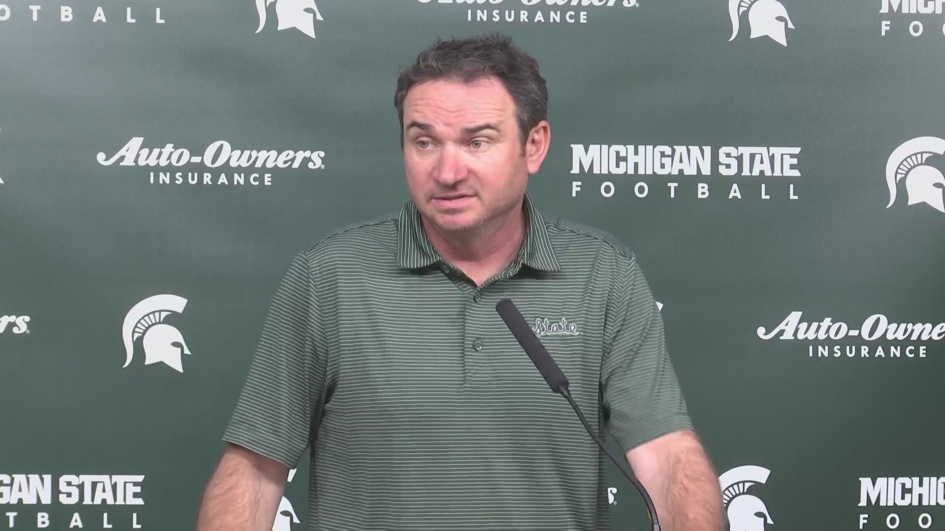 MSU head football coach Jonathan Smith live – WLNS 6 News