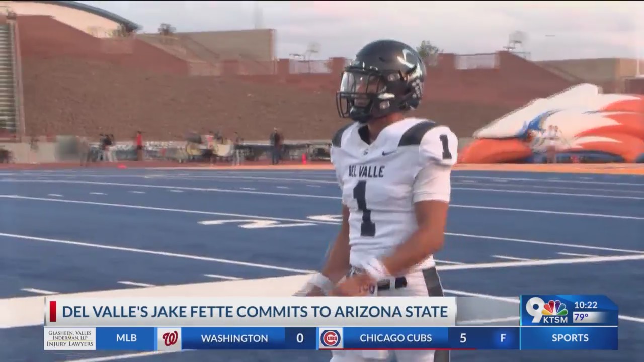 Del Valle football standout Jake Fette commits to Arizona State – KTSM ...