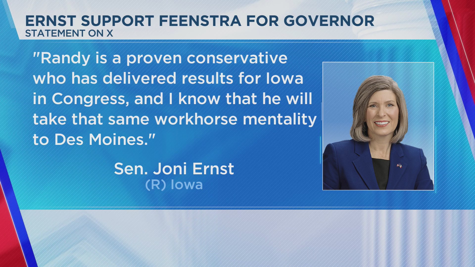 Rep. Feenstra receives multiple endorsements to be Iowa’s next governor ...