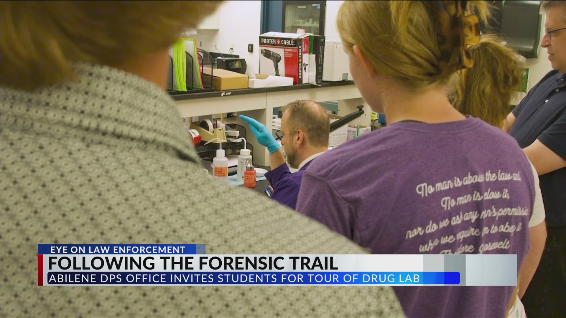 Careers in Crime fighting: Abilene DPS drug lab invites local students ...