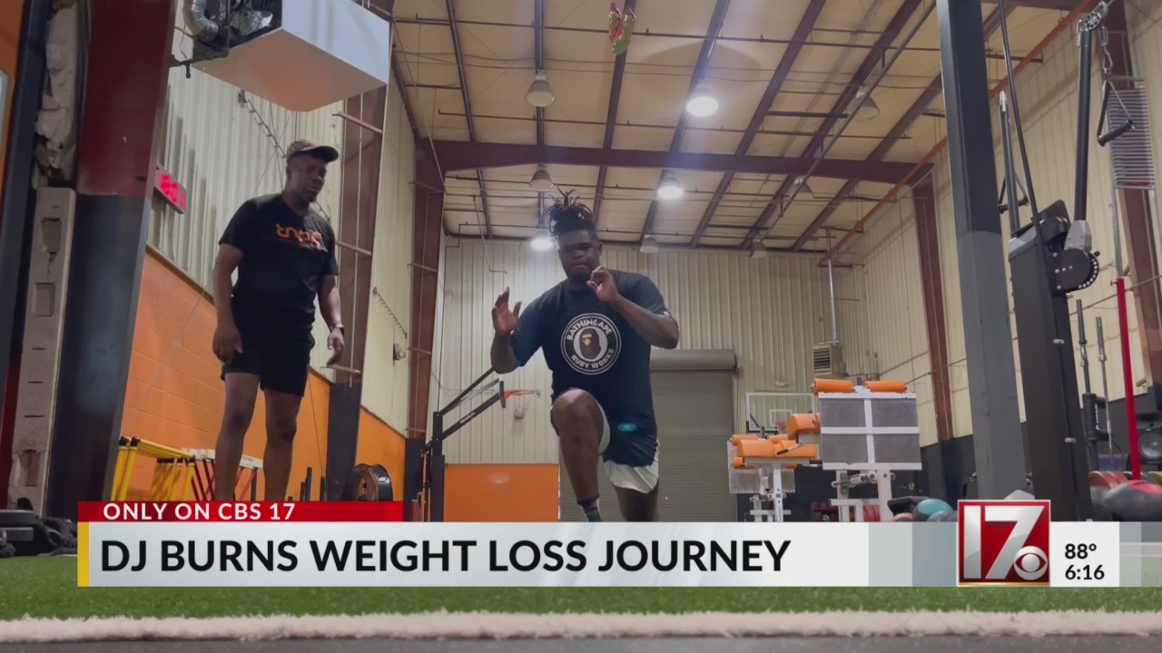 Inside the gym with former NC State star DJ Burns as he talks weight ...