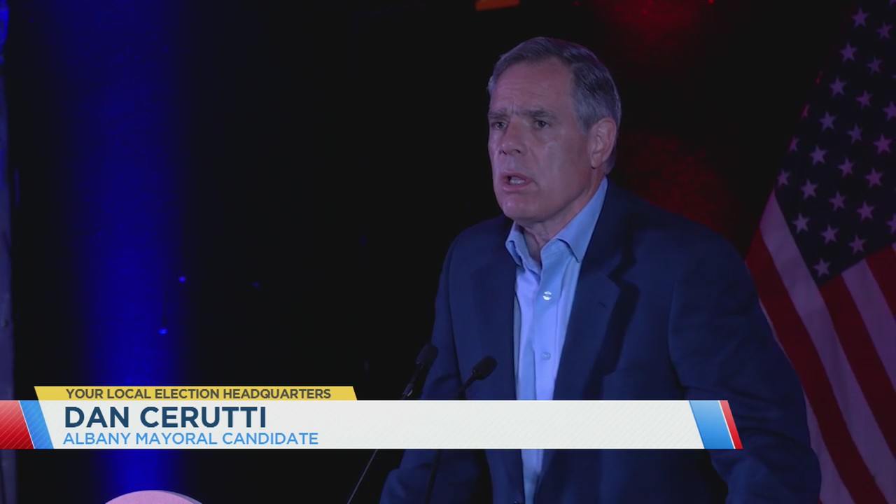 Dan Cerutti speaks to crowd as primary results roll in – NEWS10 ABC