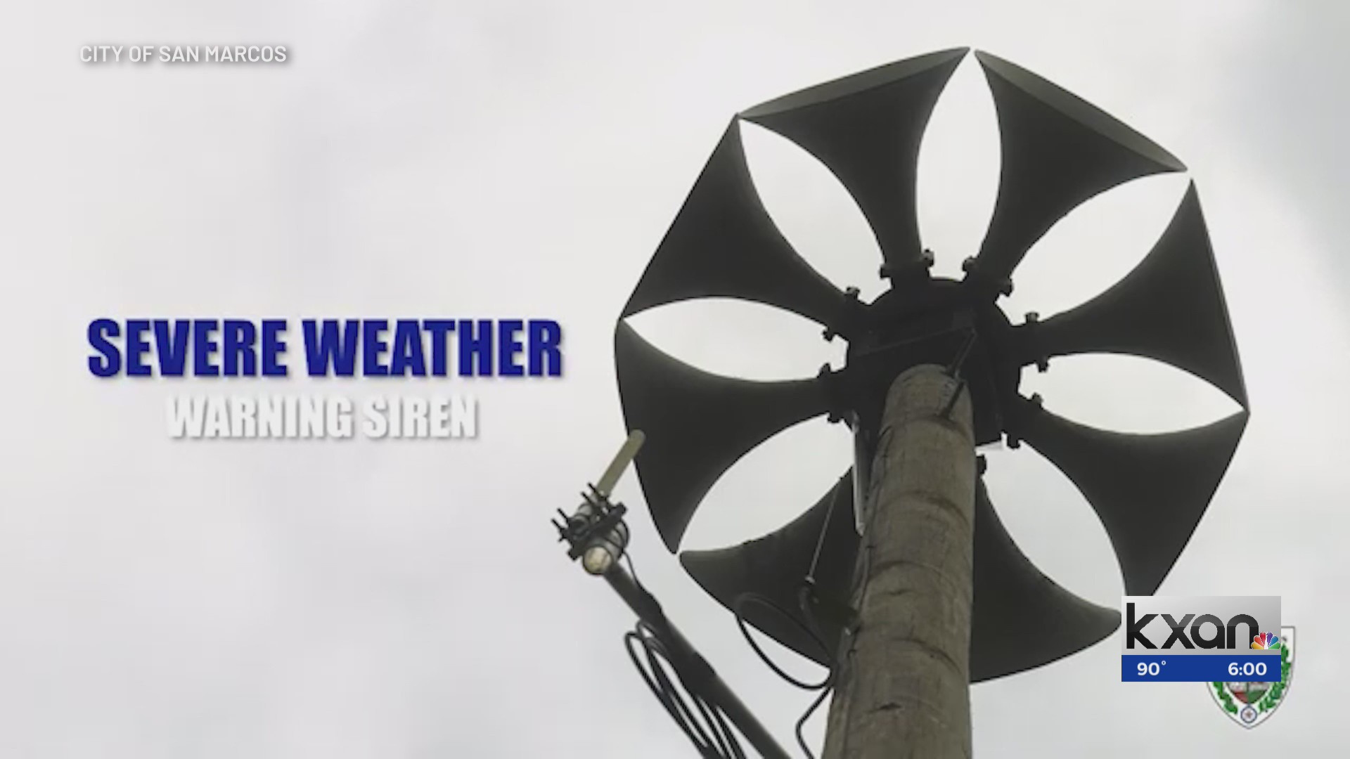 Emergency sirens blared in San Marcos amid severe weather – KXAN Austin