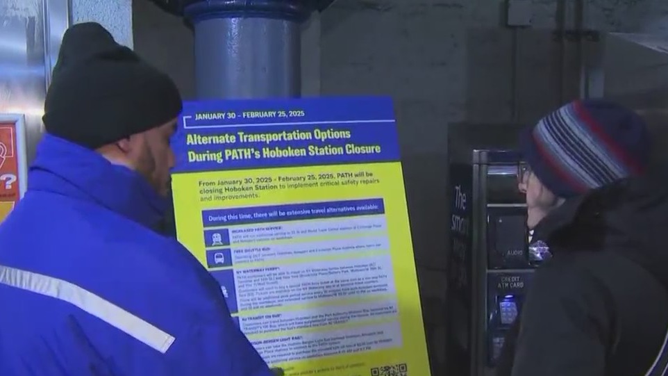 Travel alternatives to consider as Hoboken PATH station closes for 25 ...