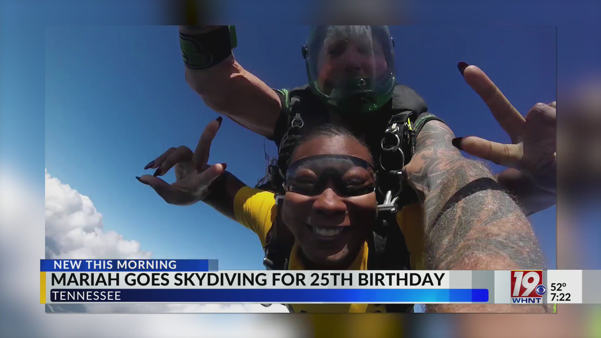 Mariah Goes Skydiving for 25th Birthday | October 12, 2024 | News 19 ...