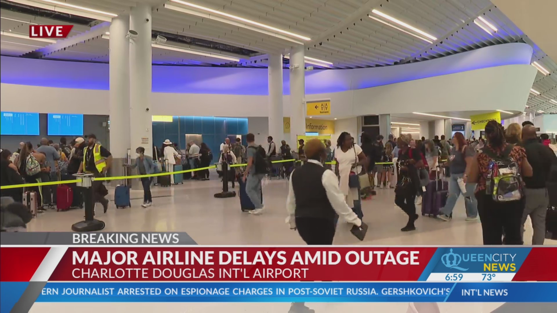 Major airline delays amid global tech outage – WSPA 7NEWS