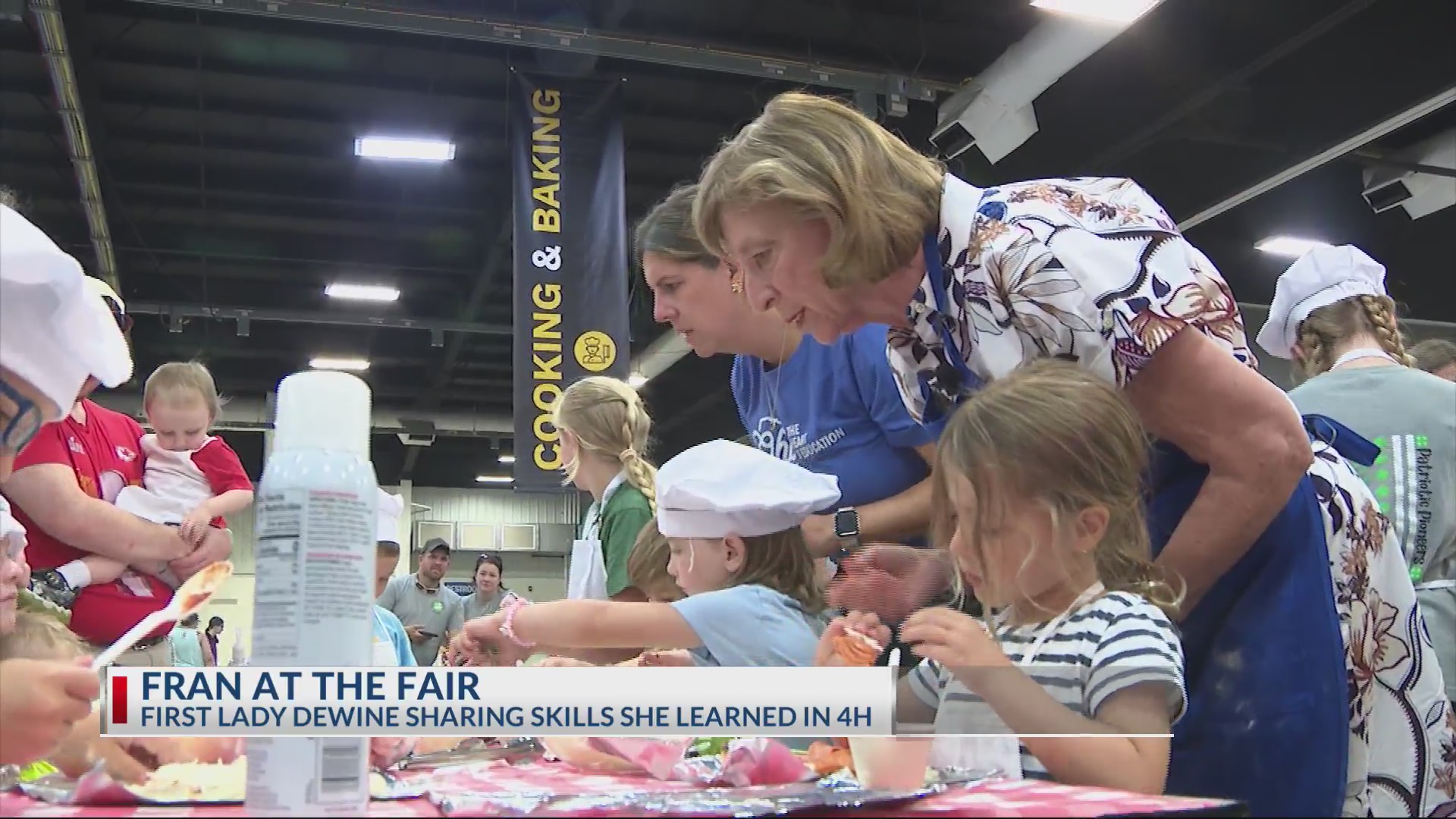First Lady Fran DeWine spends time at Ohio State Fair – NBC4 WCMH-TV
