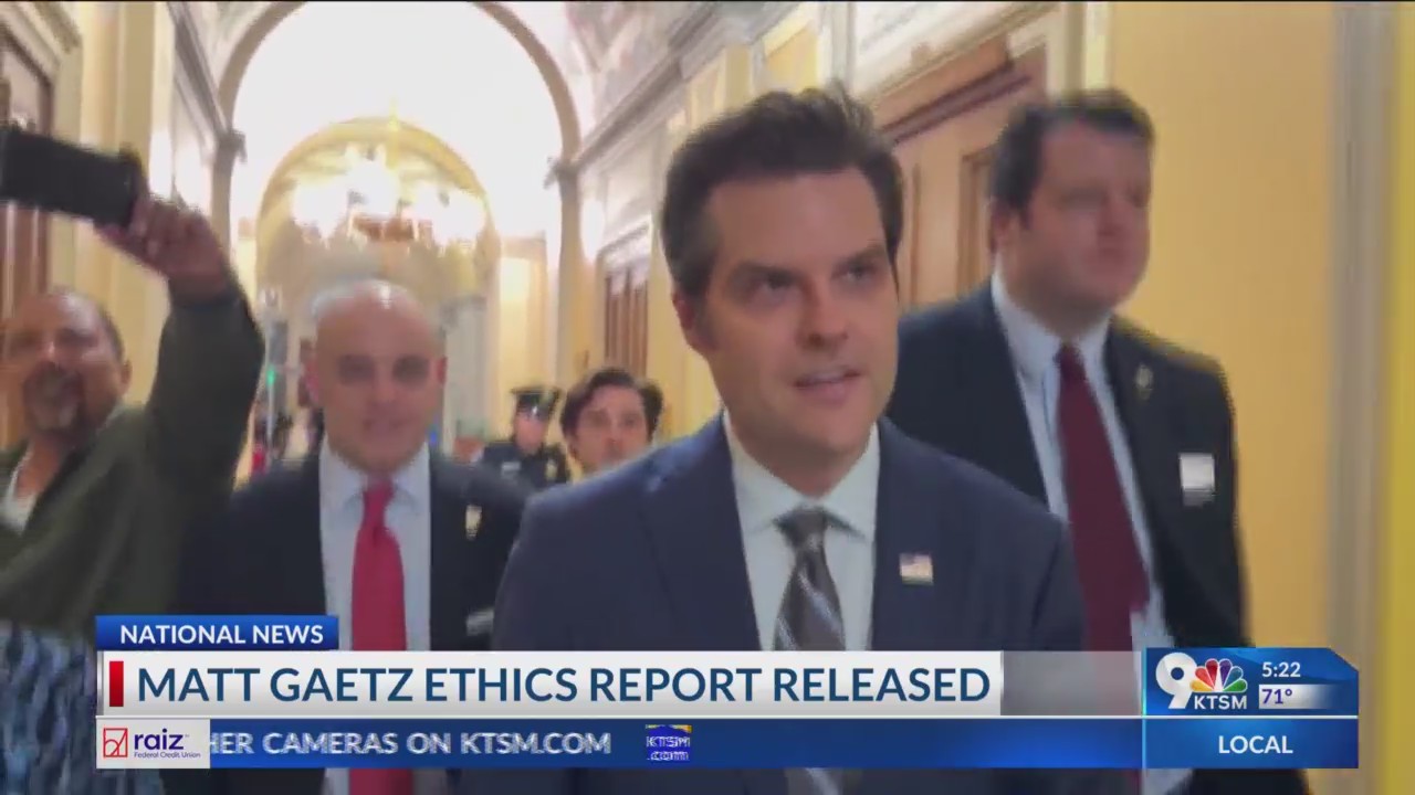 Gaetz Ethics report finds ‘substantial evidence’ of statutory rape ...