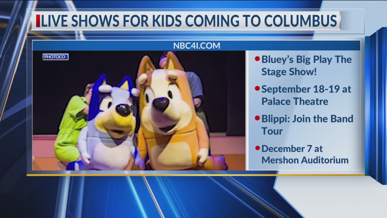 Family fun: Bluey and Blippi live shows coming to Columbus – NBC4 WCMH-TV