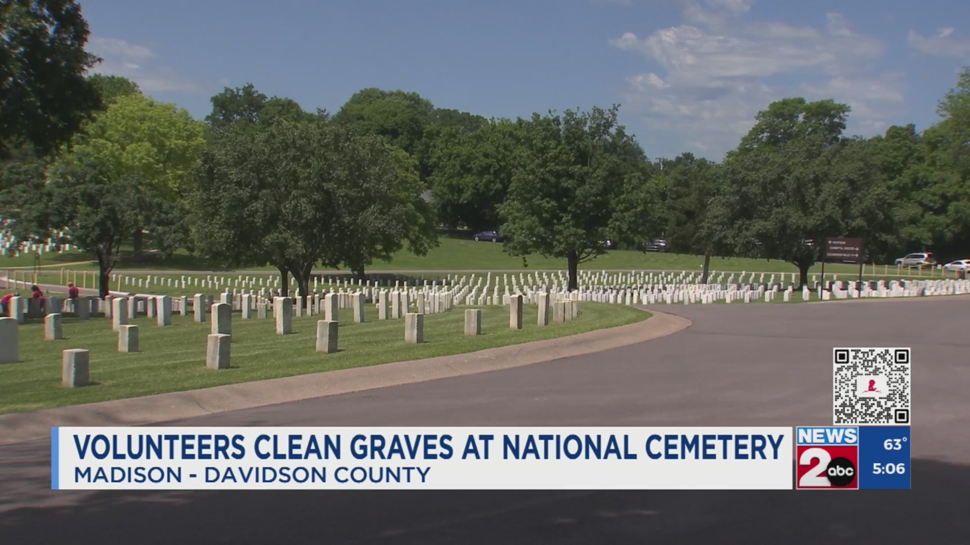 Volunteers clean graves at National Cemetery – WKRN News 2