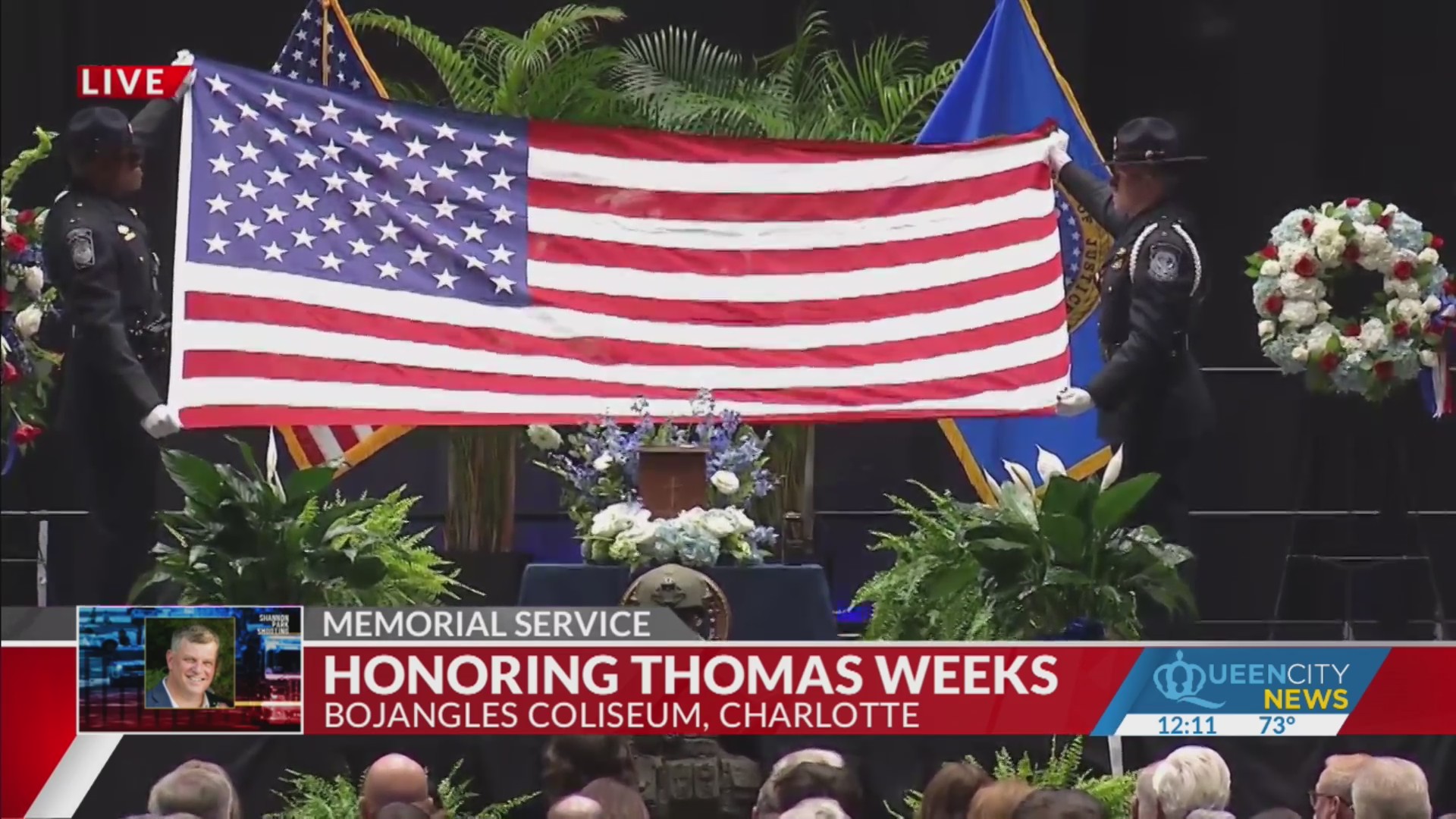 Memorial Service for fallen Deputy US Marshal Thomas Weeks – WSPA 7NEWS