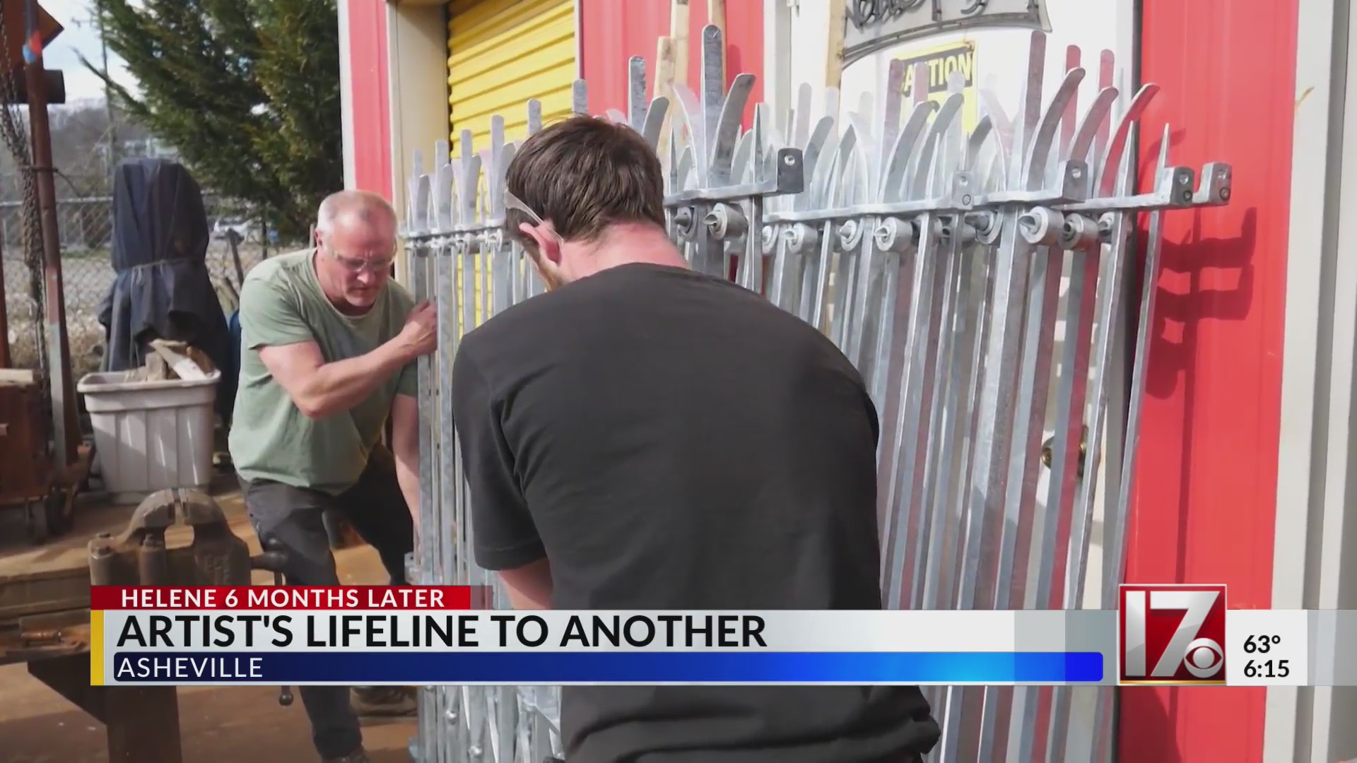 Helene 6 months later: An artist’s lifeline to another in western NC ...