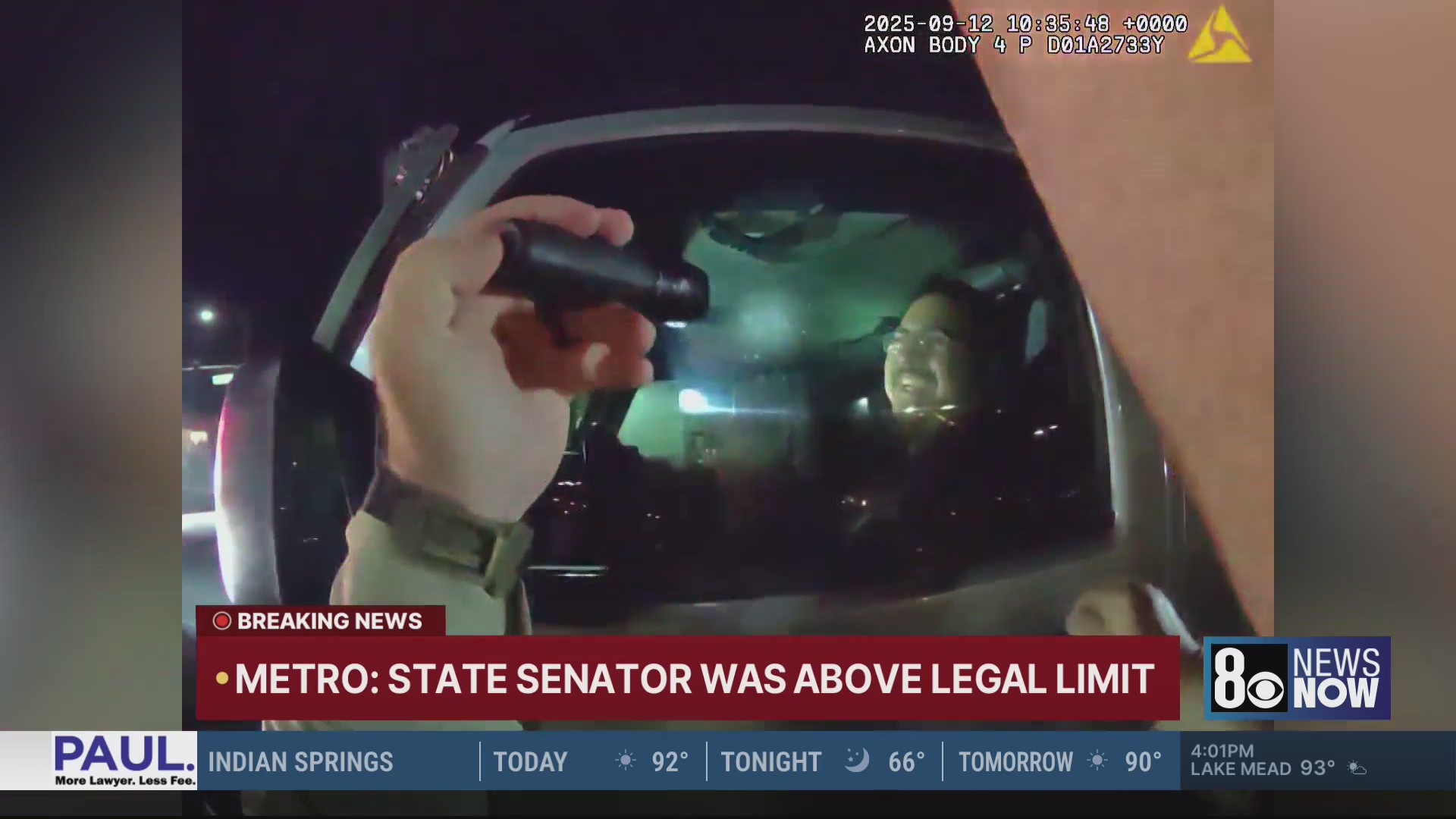 Las Vegas police: Nevada state senator facing DUI charge was above ...