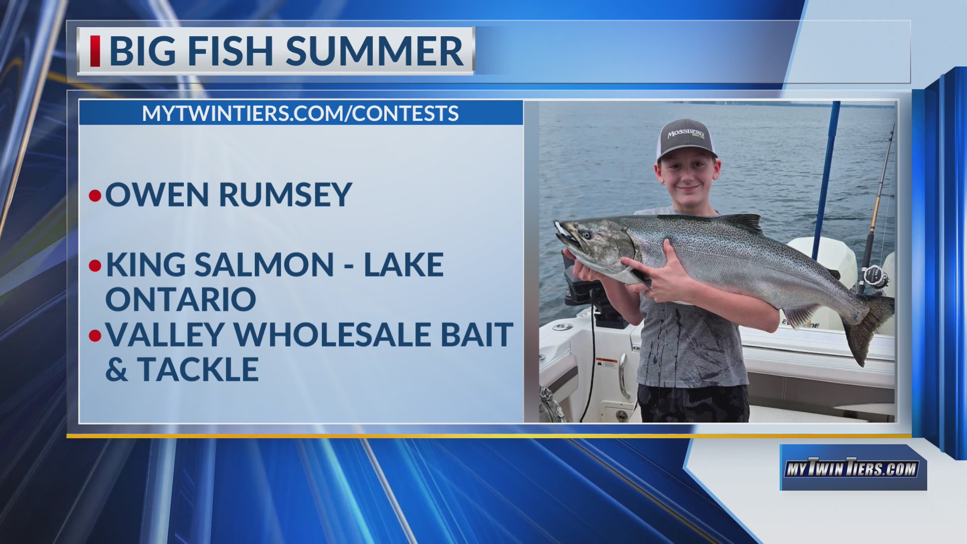 Big Fish Summer – Owen Rumsey’s king salmon from Lake Ontario – WETM ...