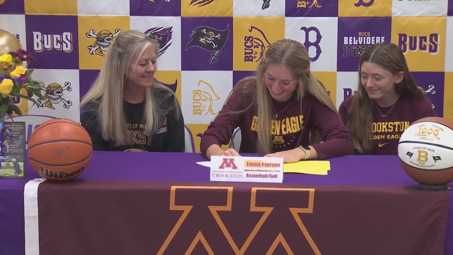 Belvidere’s Emma Pierson commits to playing basketball and golf at ...