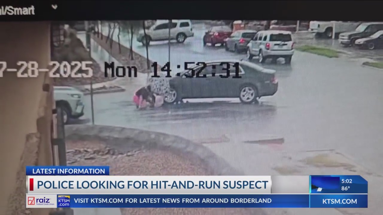 Shocking video captures mother, daughter getting hit by car – KTSM 9 News