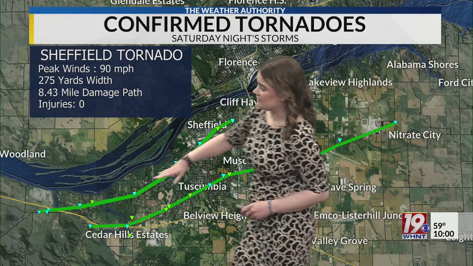 Confirmed Tornadoes From Saturday Night’s Storms – WHNT.com