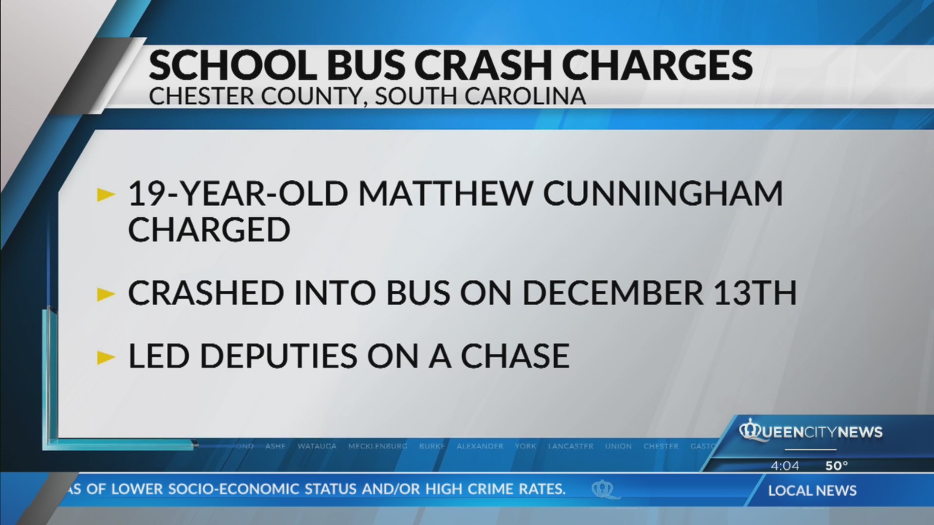 Chester teen faces charges after allegedly crashing into school bus ...