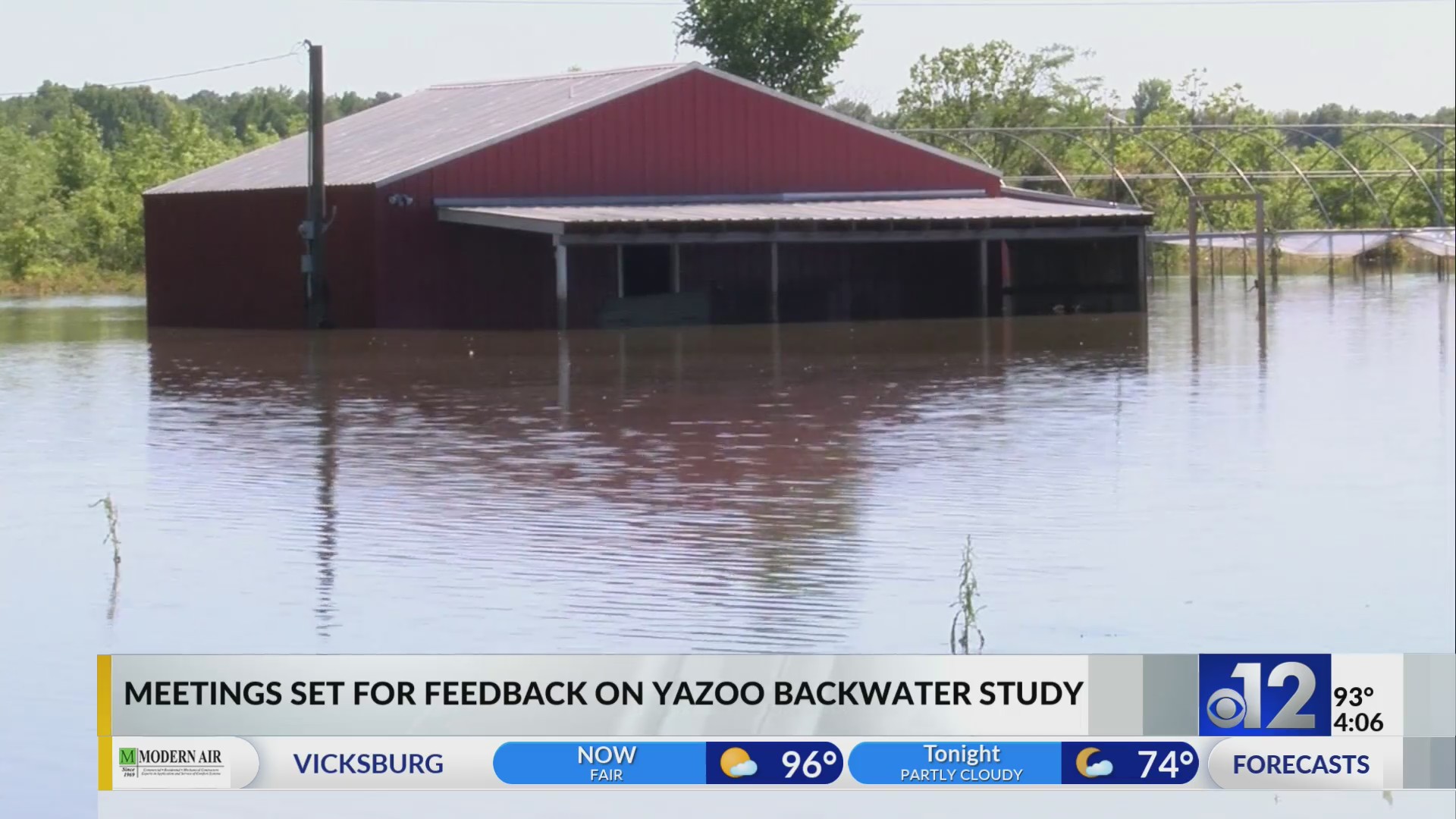 Meetings set for feedback on Yazoo Backwater Study – WJTV