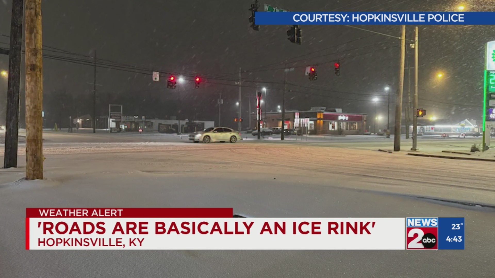 Officials say ‘roads are basically an ice rink’ in Hopkinsville – WKRN ...