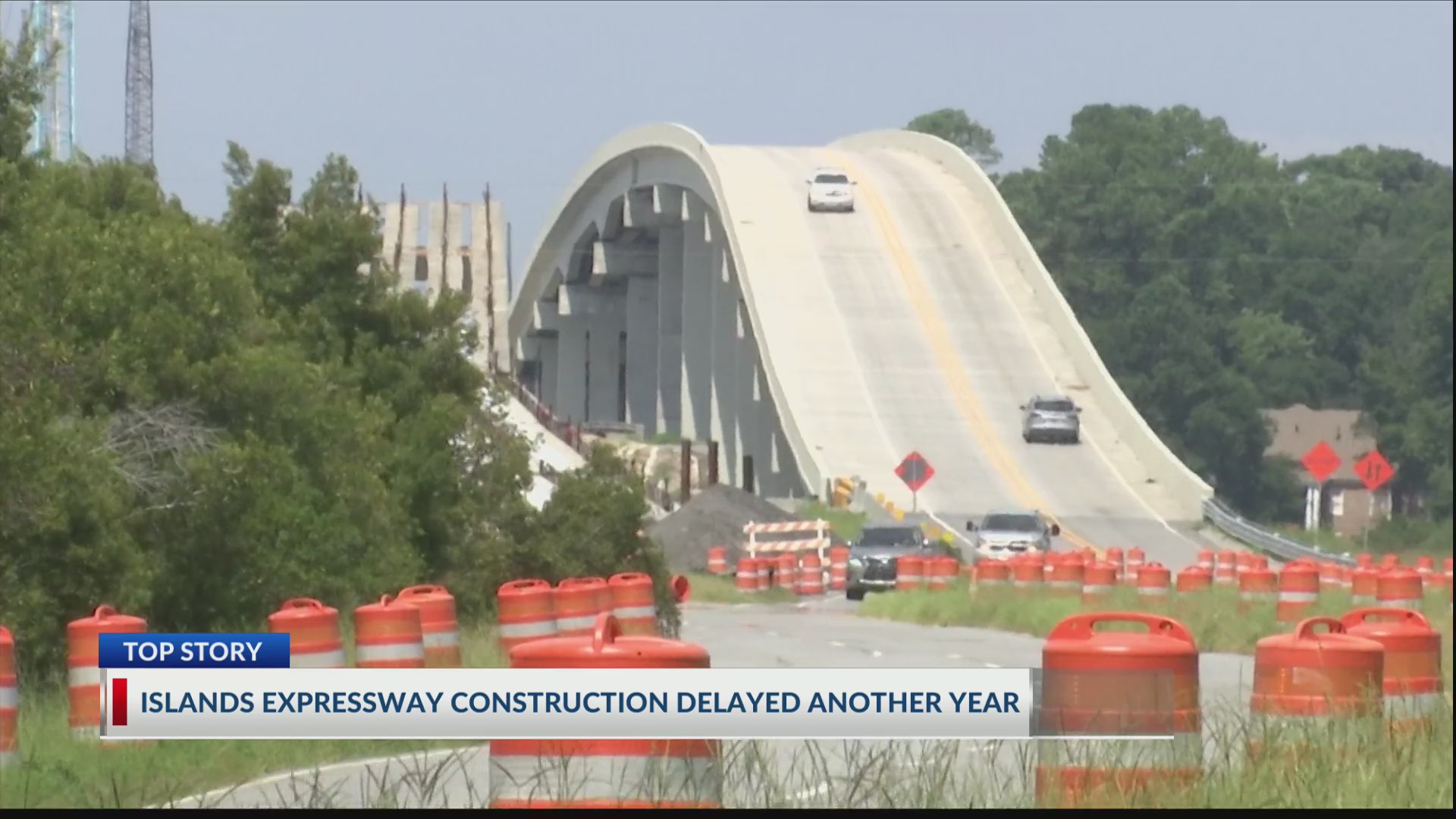 Islands Expressway Bridge project delayed, contractors fined – WSAV-TV