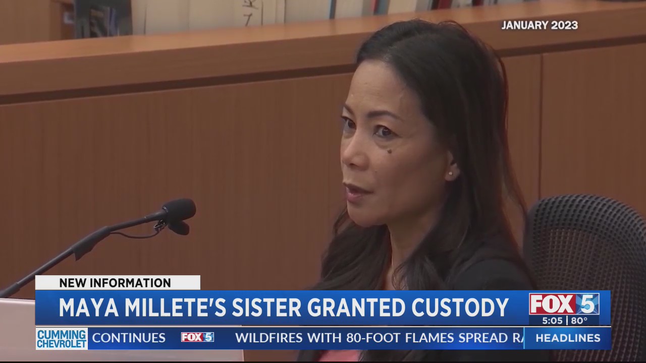 Court grants custody of Maya Millete’s children to her sister – FOX 5 ...