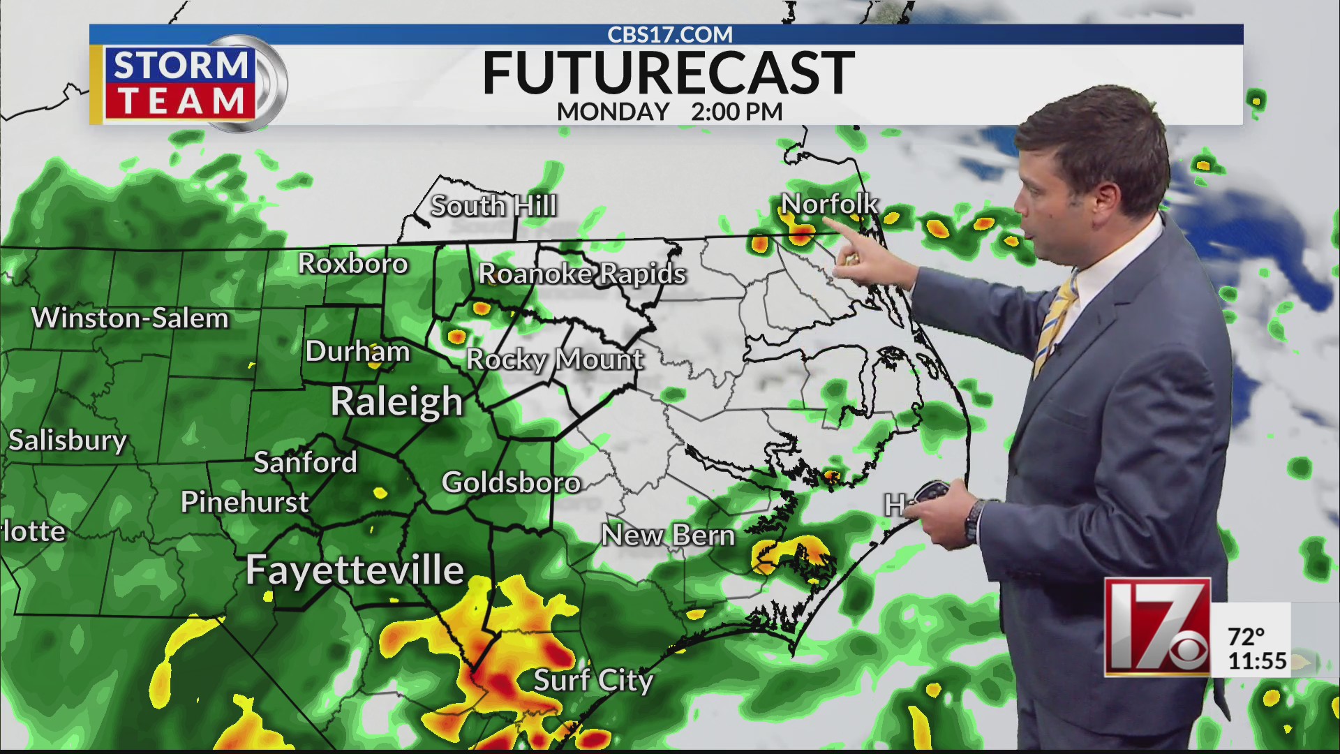 Lance Blocker’s Alert Day Monday central NC weather forecast – CBS17.com