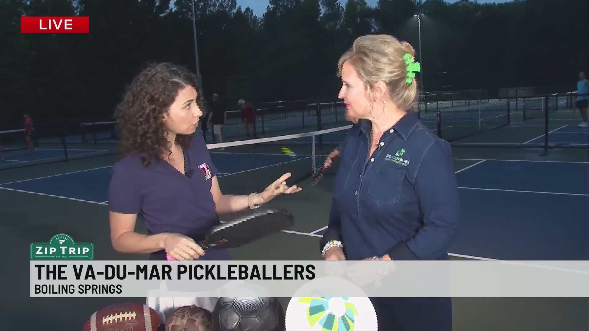 Zip Trip Boiling Springs: The Va-Du-Mar Pickleballers – WSPA 7NEWS