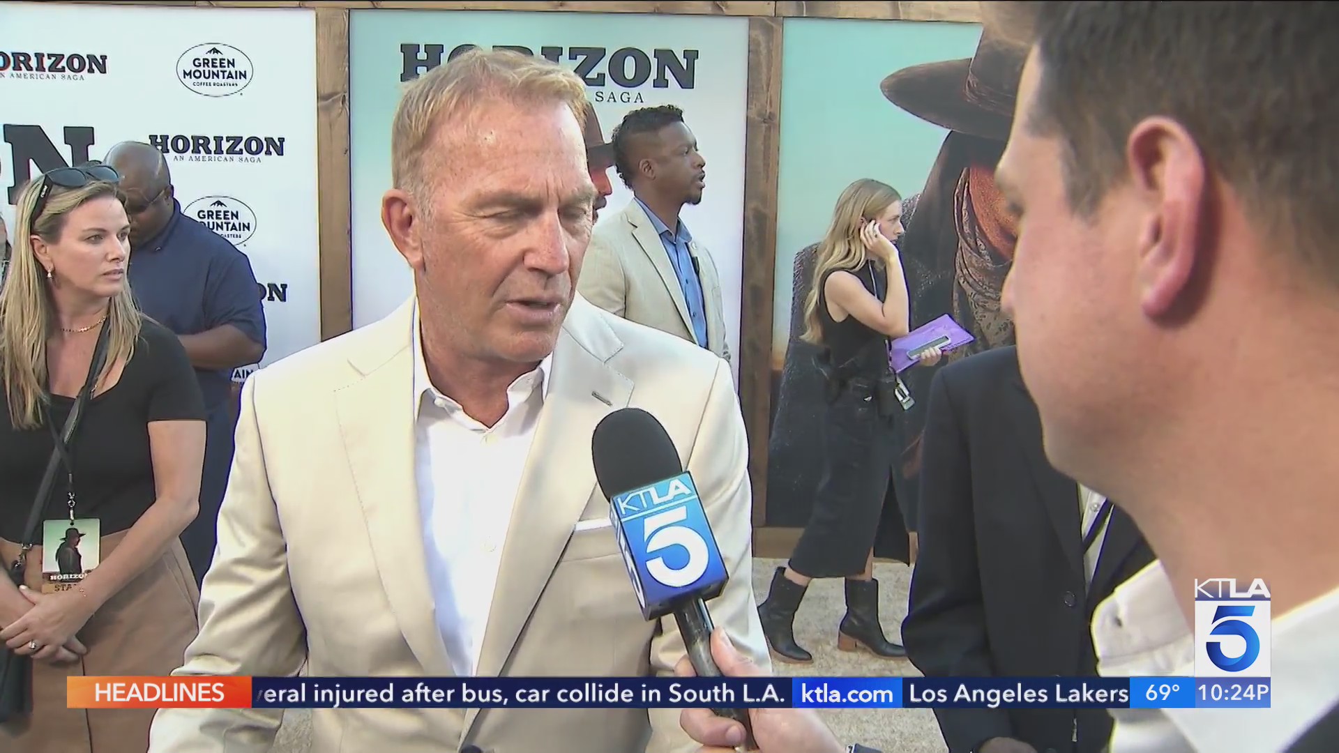 We Catch up with Kevin Costner and cast at the ‘Horizon: An American ...