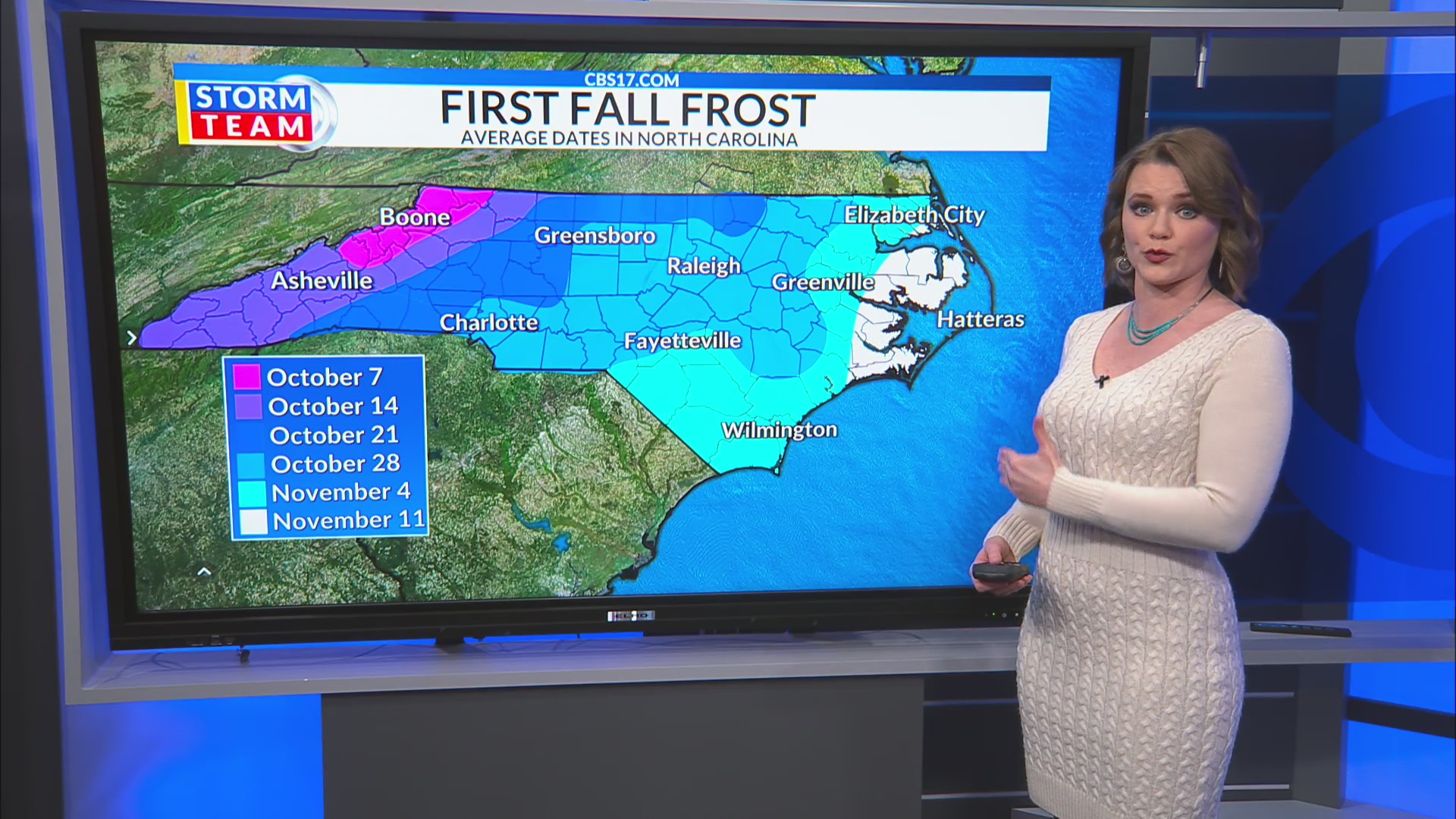 First Fall frost across NC – CBS17.com