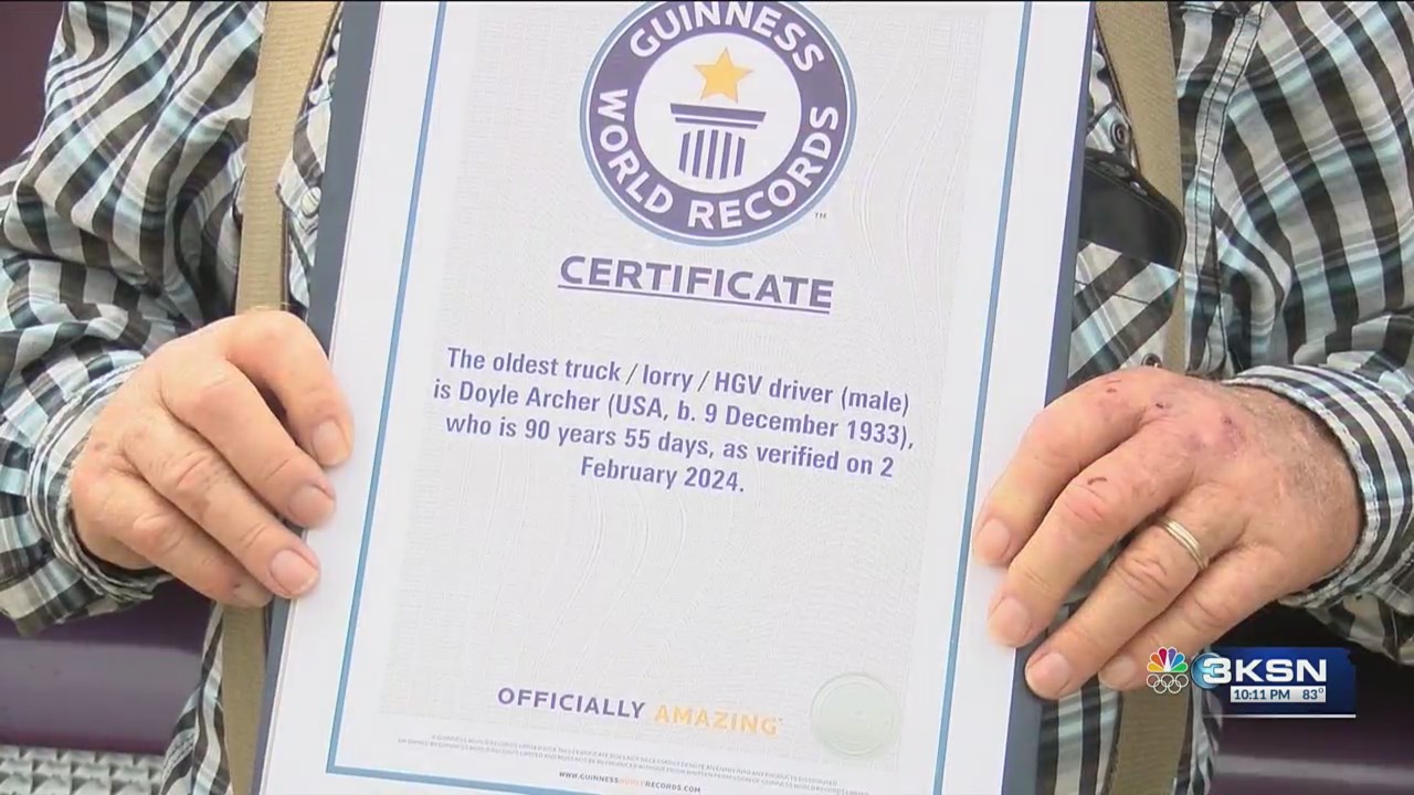 Phillipsburg man recognized as oldest truck driver in the world – FOX21 ...