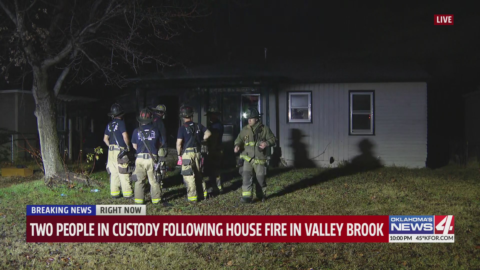 Two people in custody following house fire in Valley Brook – KFOR.com ...