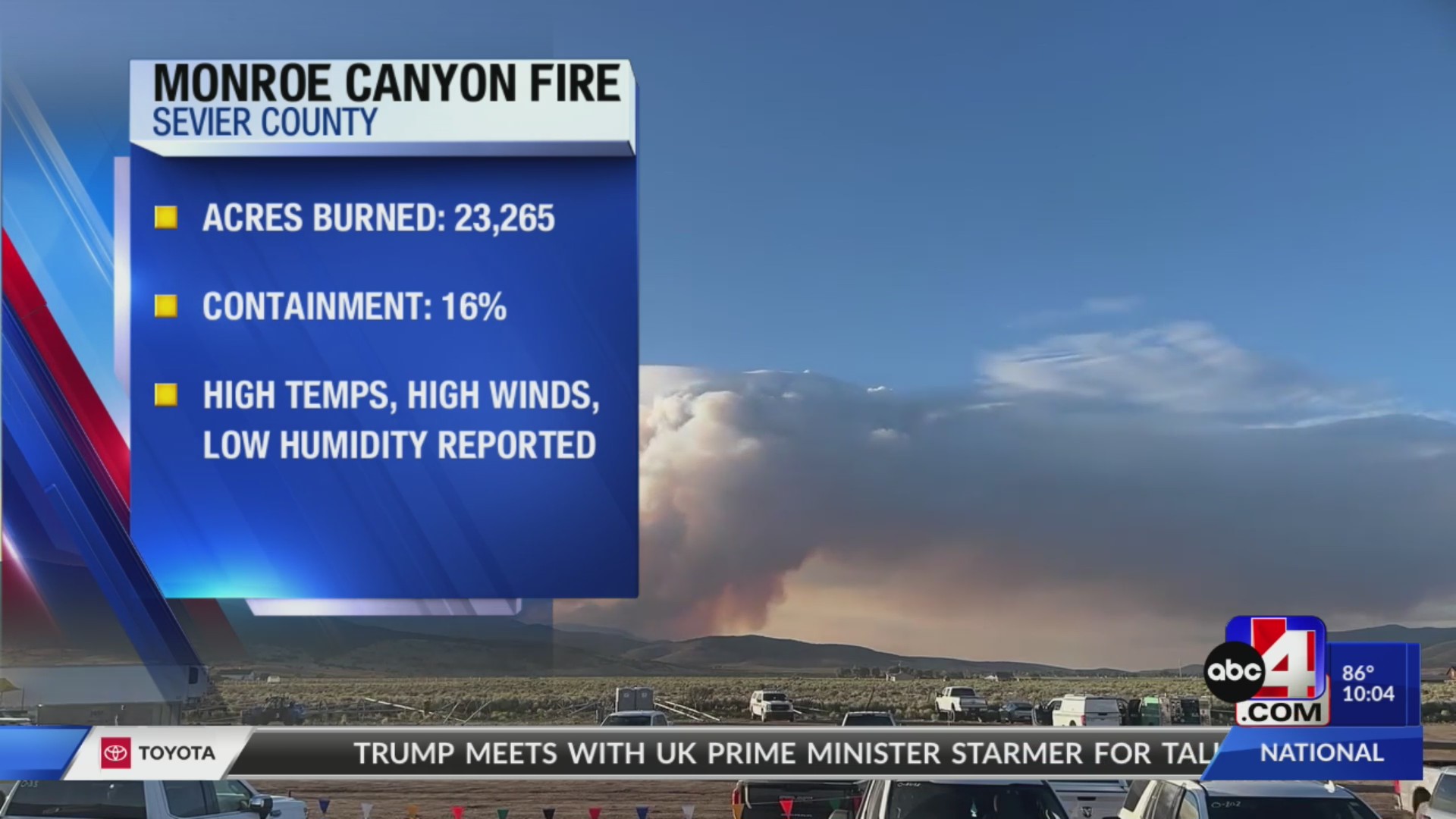 FIRE WATCH: Monroe Canyon at 16% containment, facing intense conditions ...