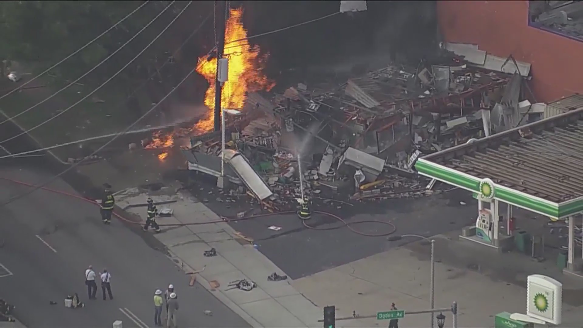 Explosion destroys Berwyn gas station following storm – WGN Morning ...