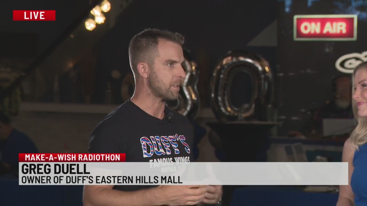 Make-A-Wish Radiothon: Greg Duell, owner of Duff’s Eastern Hills Mall ...