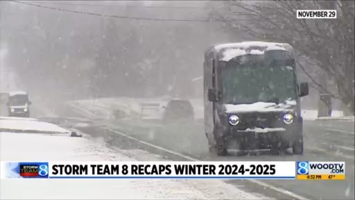 Storm Team 8 recaps winter 2024-2025 – WOODTV.com