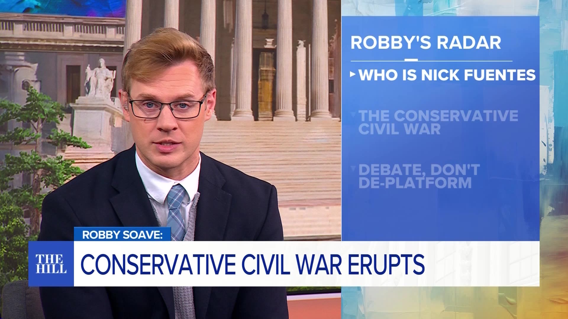 Kevin Roberts denounces Nick Fuentes, defends Tucker Carlson; Civil War ...