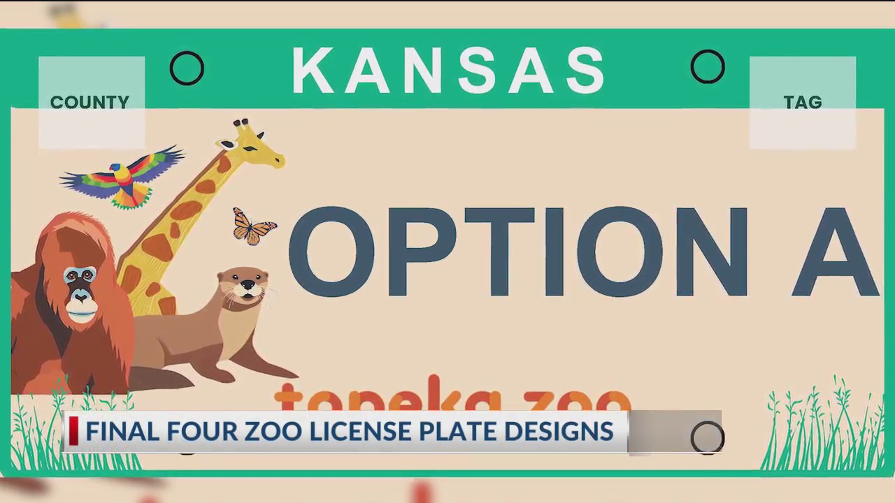 Voting open for new Topeka Zoo license plate options – KSNT 27 News