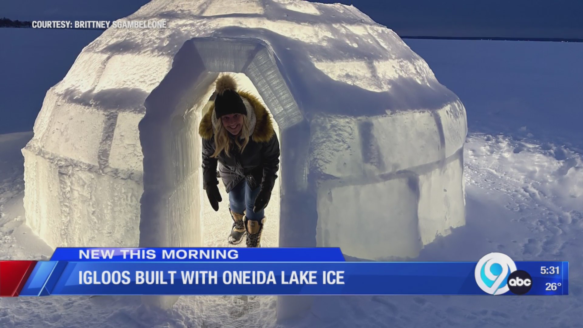 Igloo on Oneida Lake – WSYR