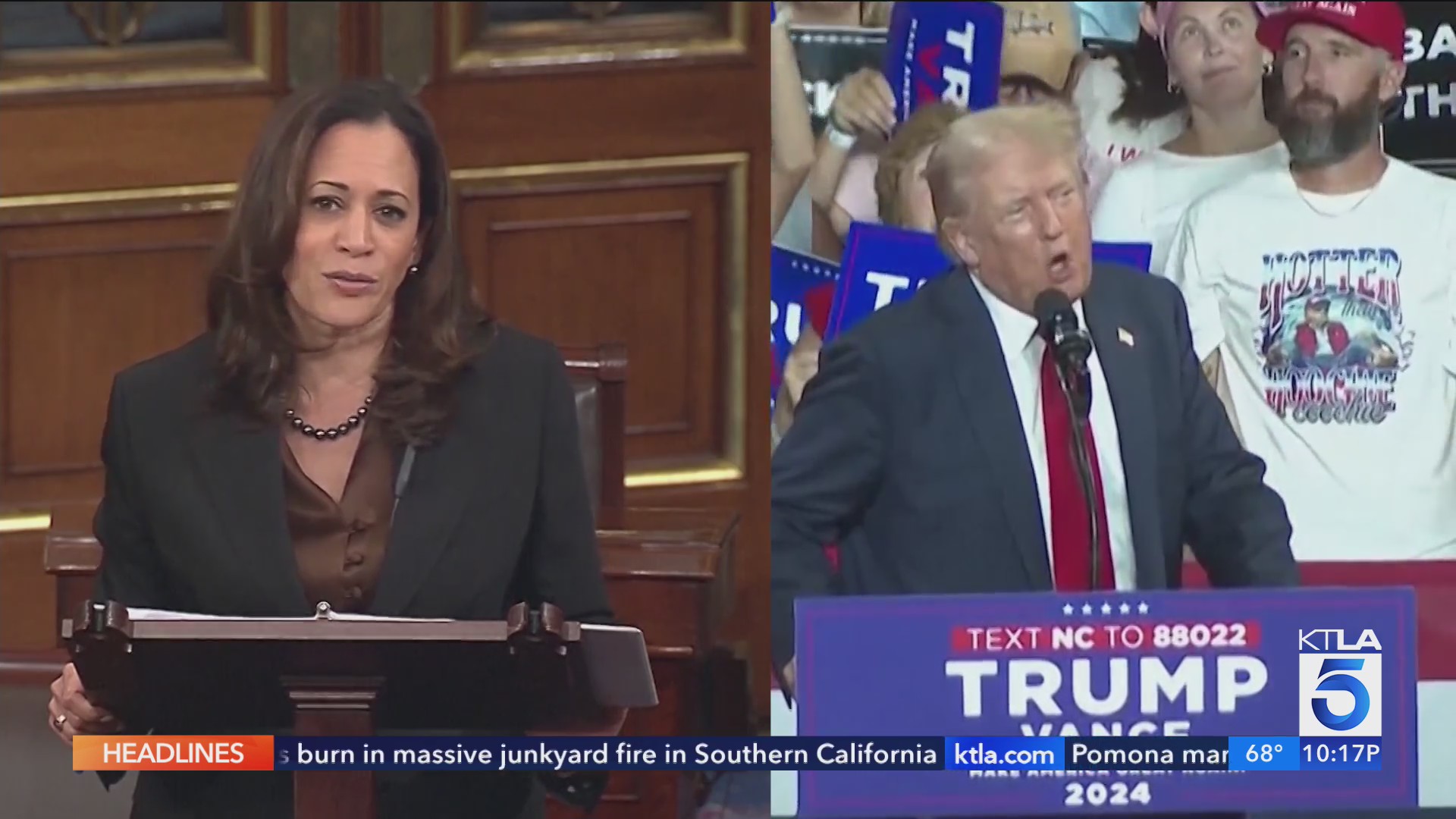 Kamala Harris, Donald Trump focus on issues during campaign for 2024 ...