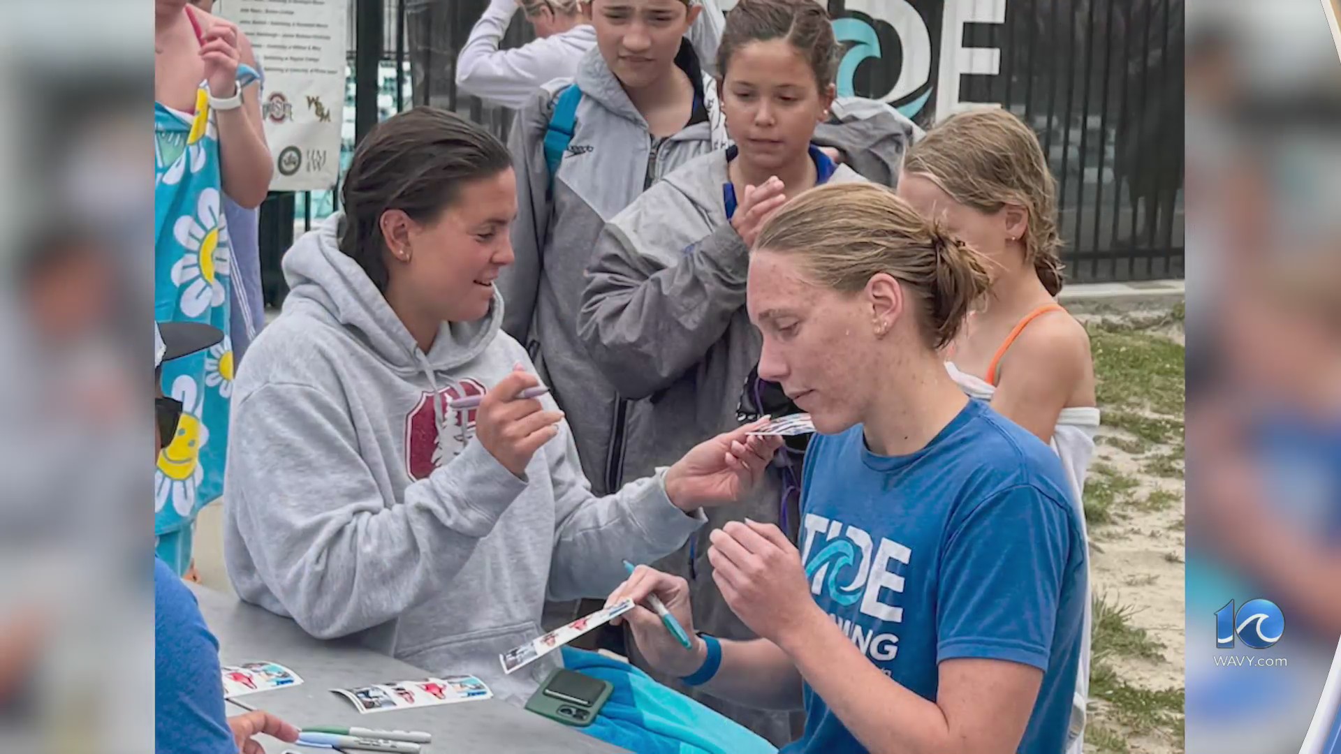 Two Olympic trial swimmers hold swim clinic – WNTZ-TV FOX 48 | CenLANow.com