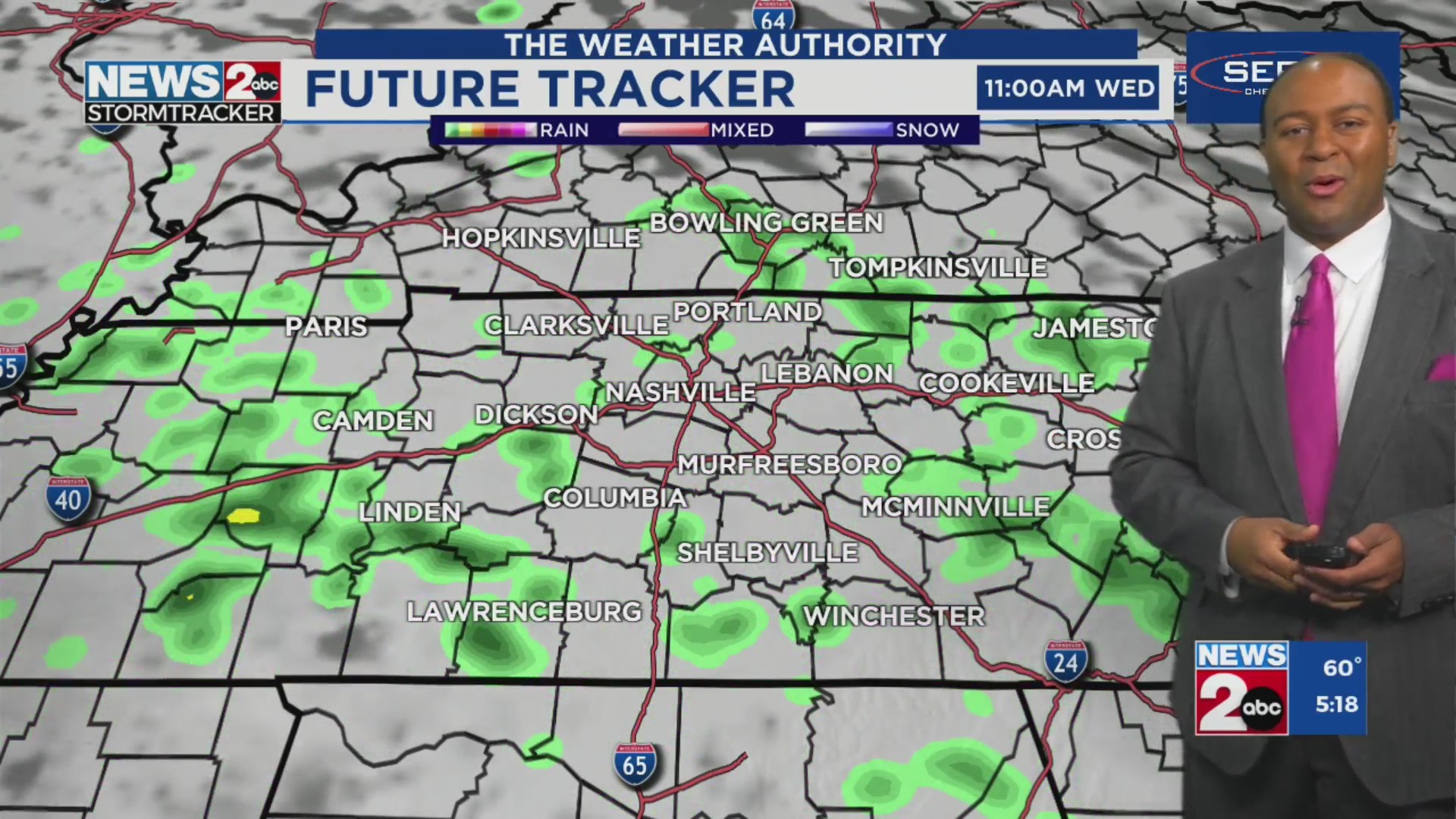 May 7, 2025 Morning Forecast – WKRN News 2